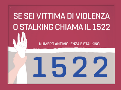 Numero verde 1522 anti-violenza e stalking: obbligo esposizione ...